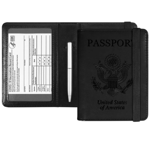 Accessories | Passport And Vaccine Card Holder Combo Cover Case With ...